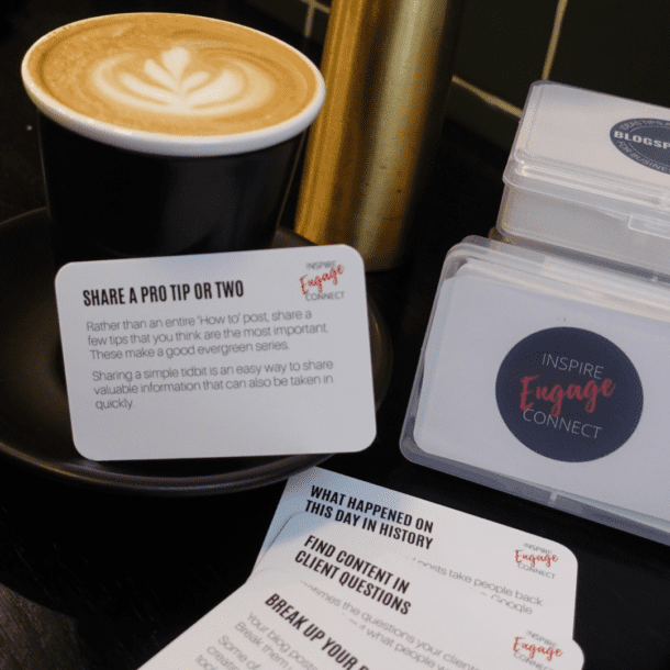 Inspire Engage Connect On Social Media Inspiration Deck - Enever Group